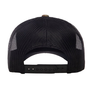 6606MC YP CLASSICS® RETRO TRUCKER CAP | Green Camo / Black